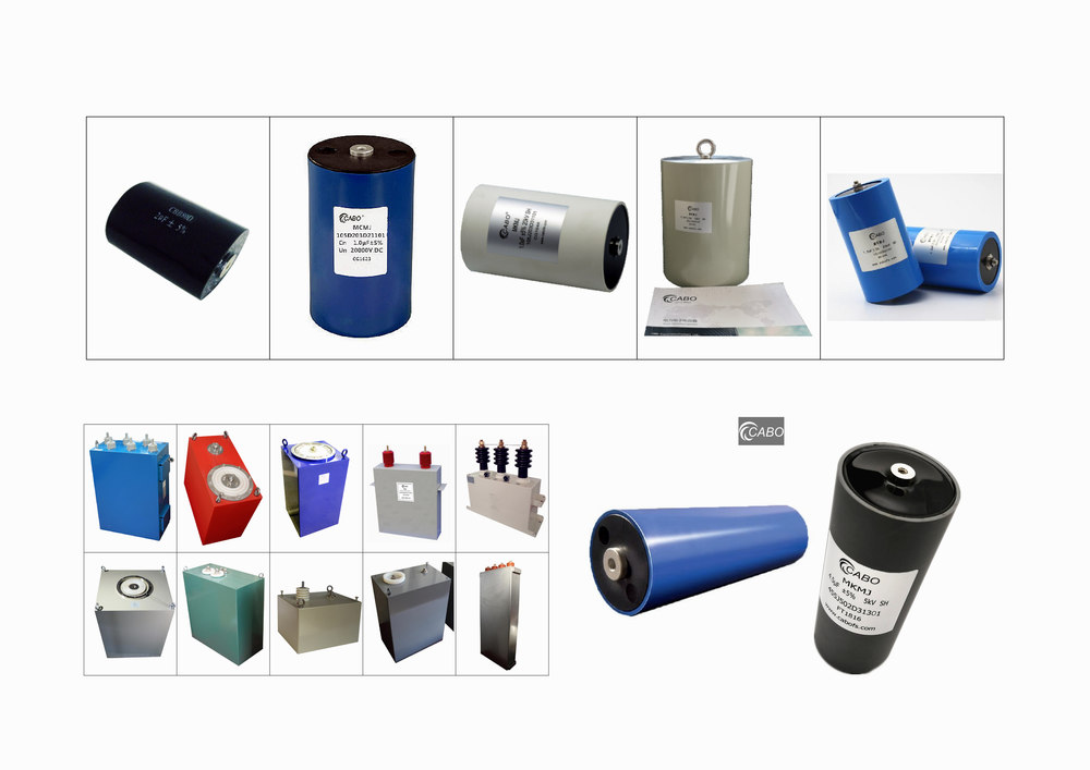 High voltage power pulse capacitors